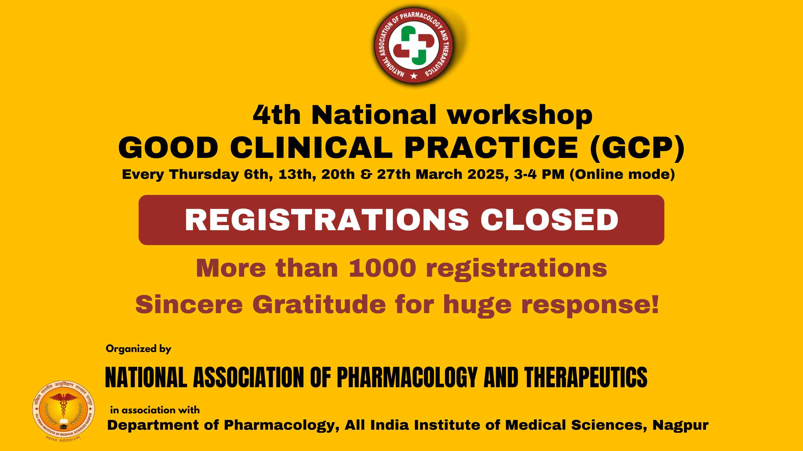 NATIONAL ASSOCIATION OF PHARMACOLOGY AND THERAPEUTICS
